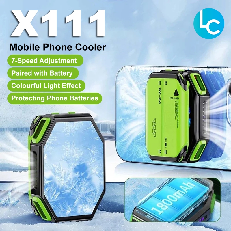 X111 Mobile Phone Magnetic Semiconductor Coolng Fan Radiator with 7 ...