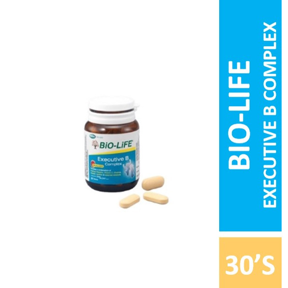 BIO-LIFE EXECUTIVE B COMPLEX 30'S ( EXP 16/03/2025 ) | Shopee Malaysia