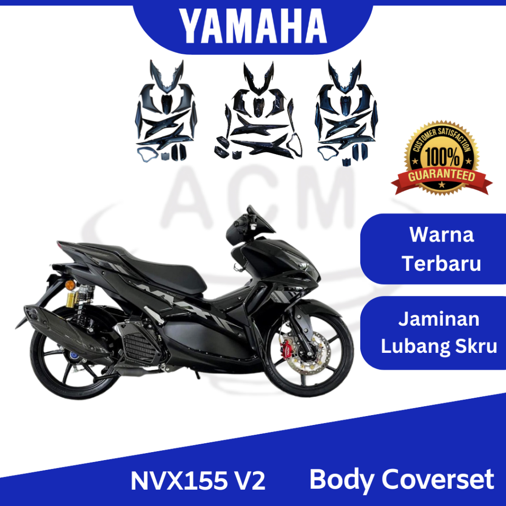 YAMAHA NVX155 V2 Full Body Cover Set Color Part Kit NVX 155 Coverset ...