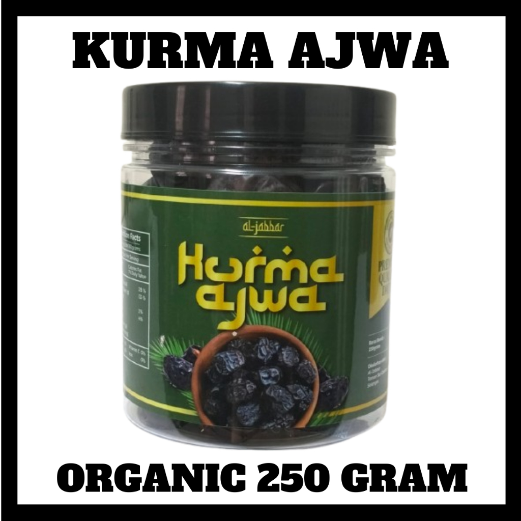 Kurma Ajwa 250g Gred Premium Original Asli Madinah Tingkatkan Tenaga ...