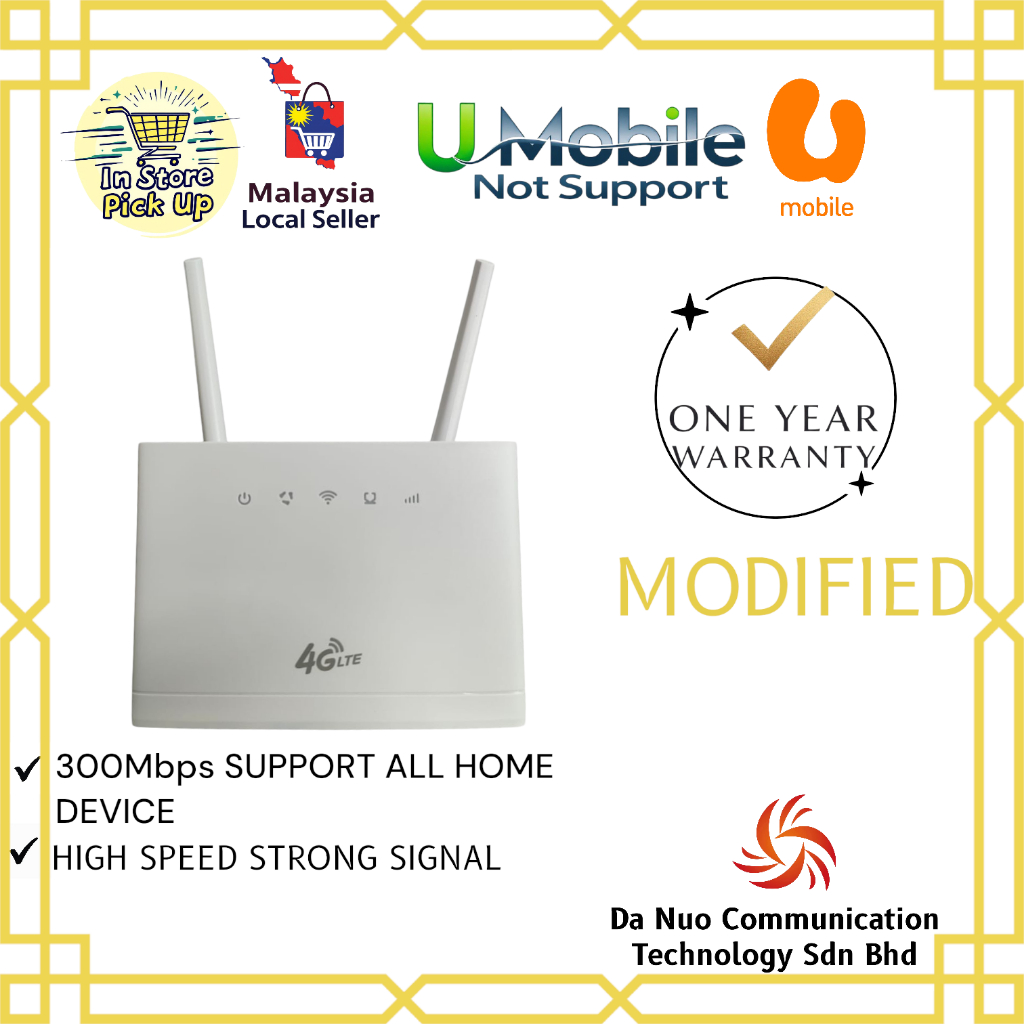 Banana Link Modified WIFI Modem Router R311 (CM290E) Use Unlimited Data ...