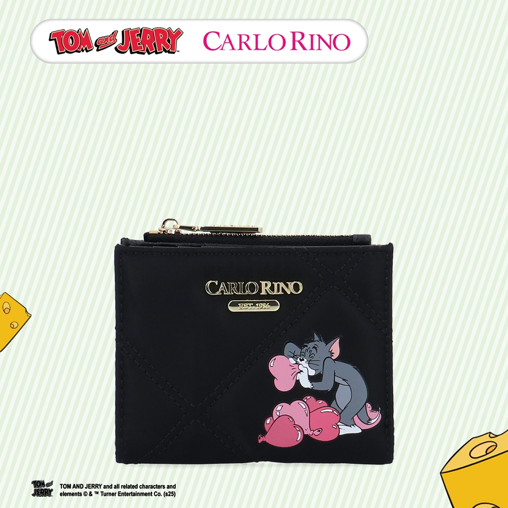 Carlo Rino Tom and Jerry Short Wallet - Black | Shopee Malaysia