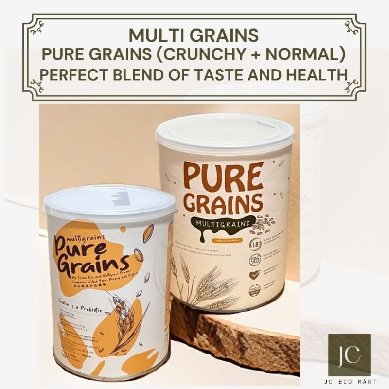 Pure Grains Multigrains - Minuman Bijirin Sihat | Tanpa Gula | Pure ...