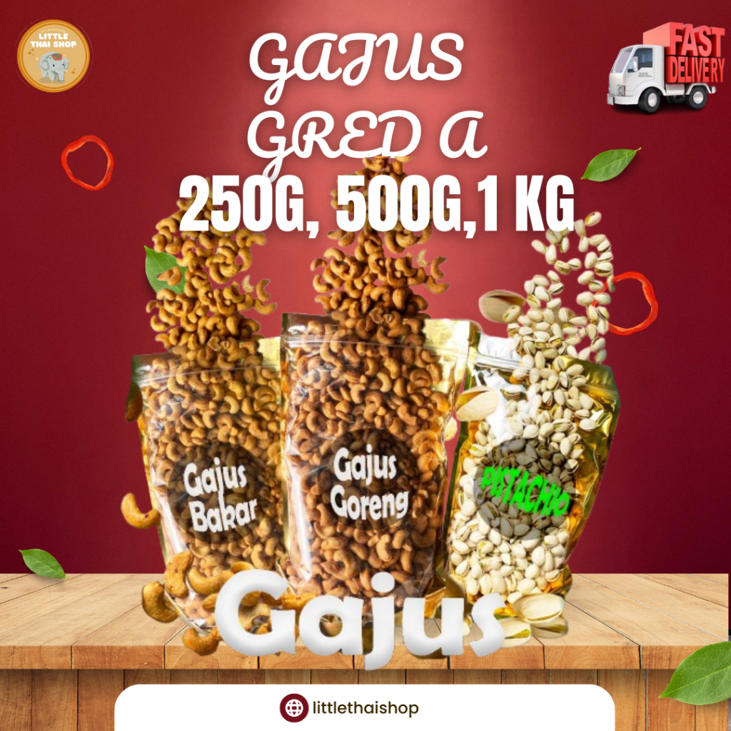 Gajus Bakar Gred A Gajus Goreng Gred A Roasted Cashew Nuts Butter ...