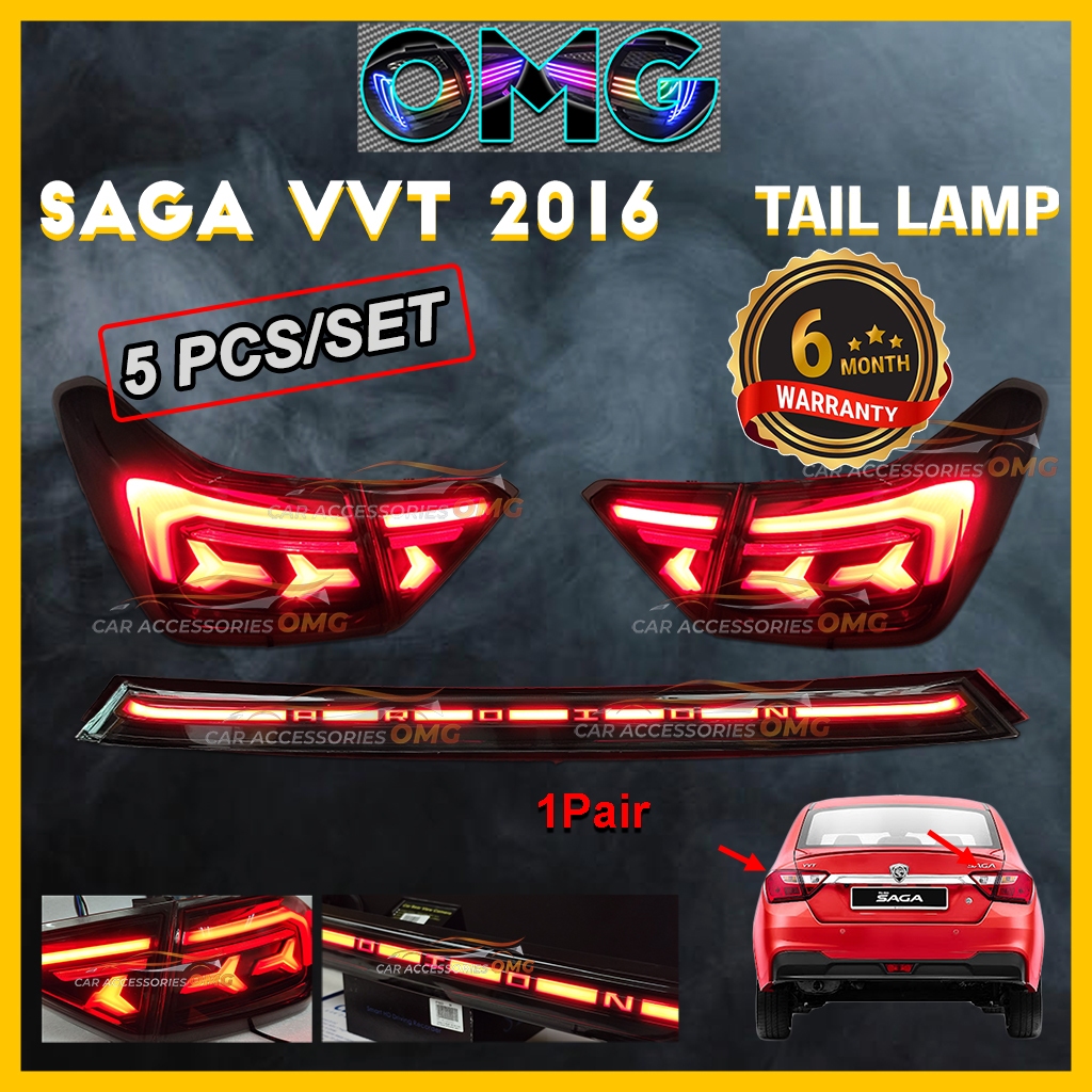 Saga VVT 2016 Design Lamborghini Light Bar Tail Lamp Tail Light With ...