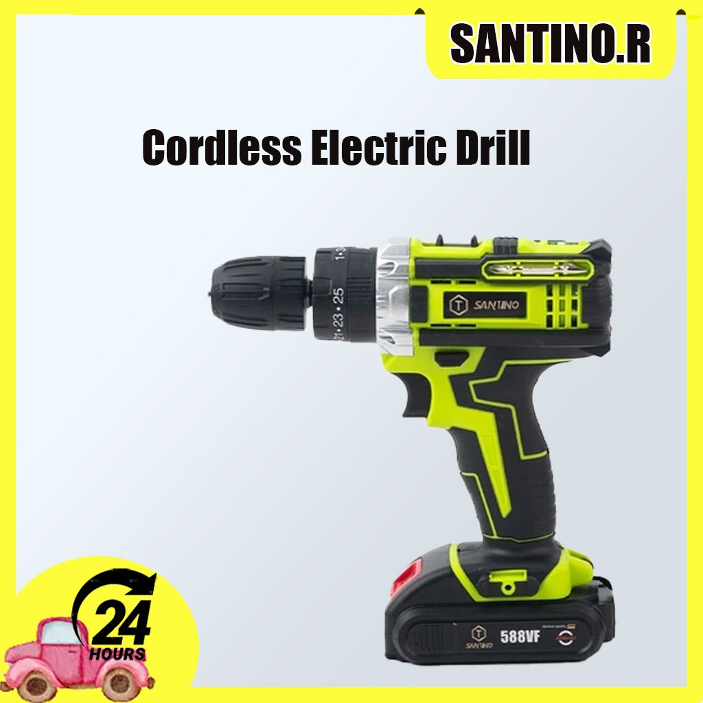 Cordless Drill Batteri Set Impact Drill bits Battery Electric ...