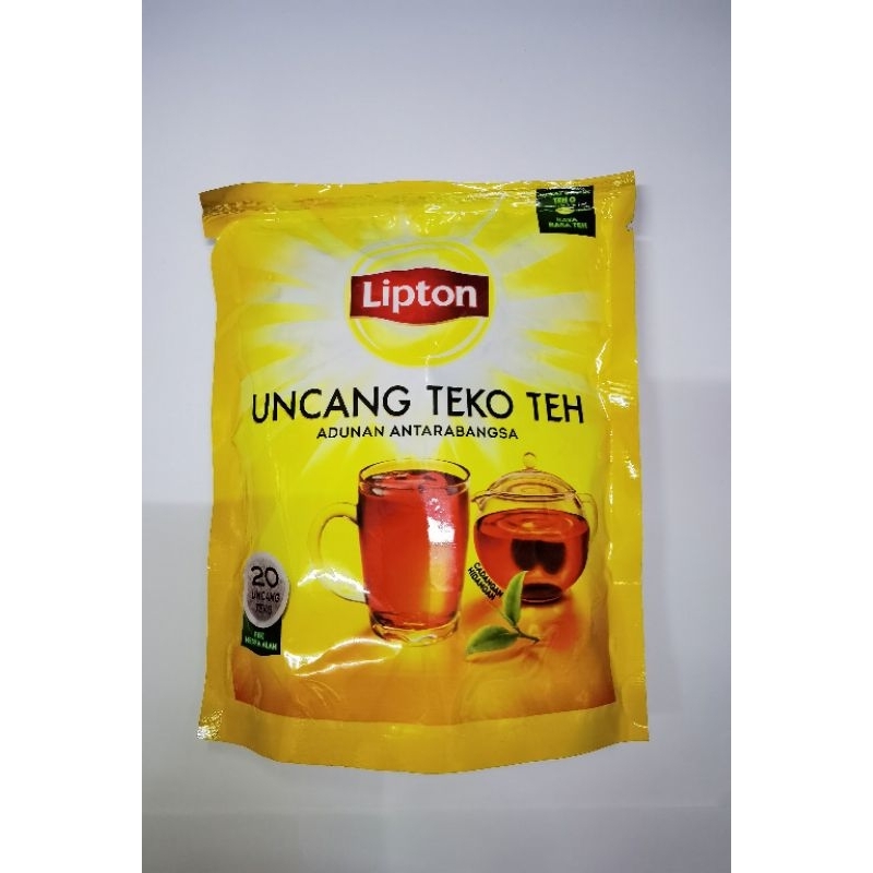 LIPTON UNCANG TEKO TEH 20'S/LIPTON TEA BAG (Expiry: 17/1/27) | Shopee ...