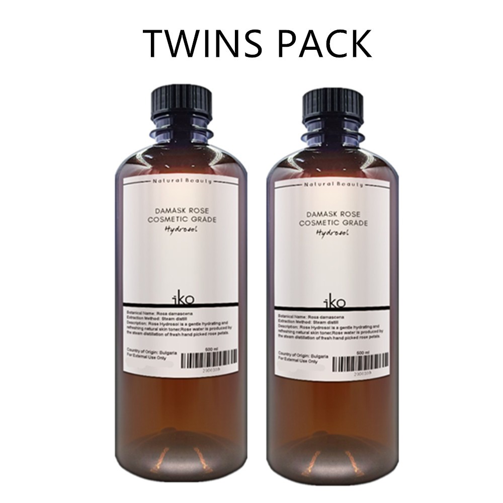 500ML X 2 Damask Rose Hydrosol/Damask Rose Floral Water / 500ML X 2 ...