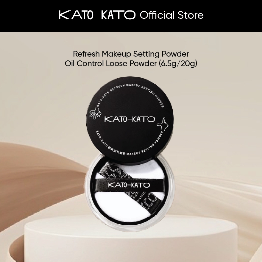 KATO-KATO Refresh Makeup Setting Powder Oil Control Loose Powder (6.5g ...
