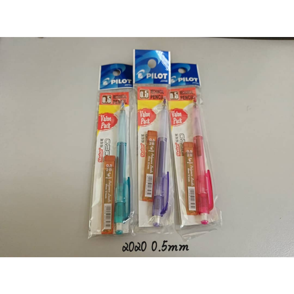 PILOT 2020 SHAKER SUPER GRIP MECHANICAL PENCIL WITH LEAD SET 0.5mm / 0 ...