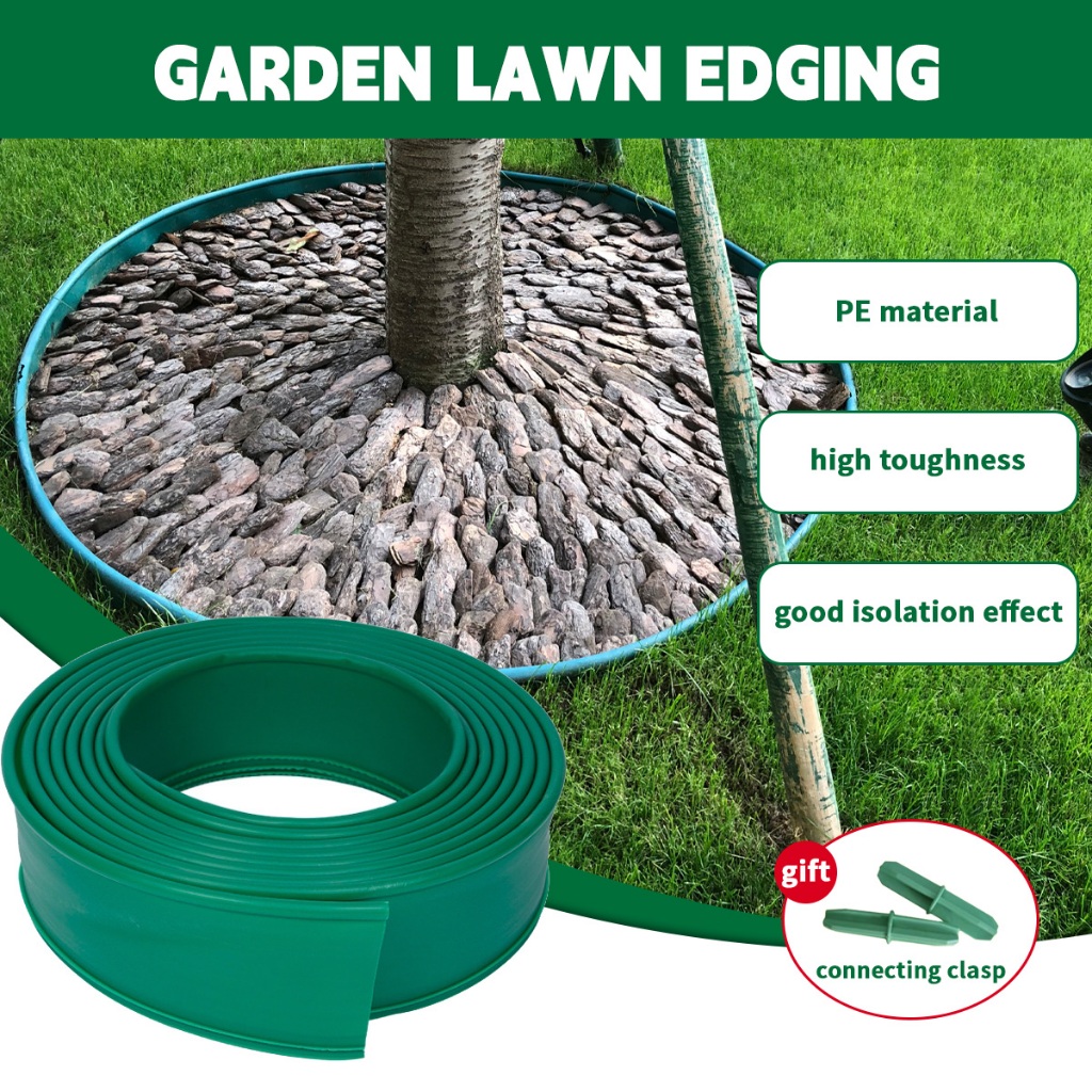 Garden Lawn Edging Stone lsolation Patio Greening Landscape Edging Root ...