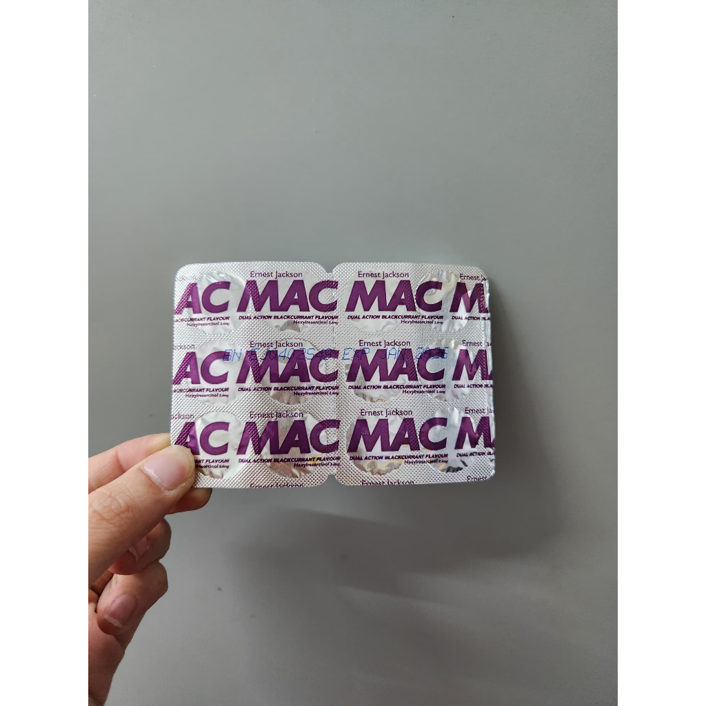 MAC DUAL ACTION LOZENGES 12'S (FOR SORE THROAT) | Shopee Malaysia