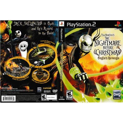 PS2 Tim Burton's The Nightmare Before Christmas - Oogie's Revenge (DVD ...
