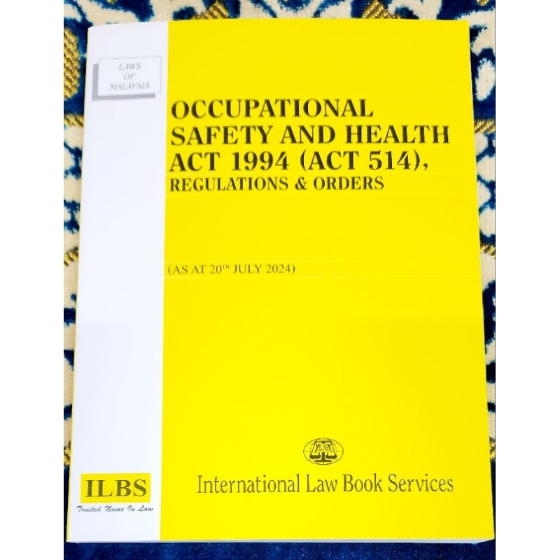 OCCUPATIONAL SAFETY AND HEALTH ACT 1994 | Shopee Malaysia