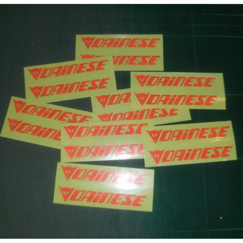 Dainese Cutting Sticker Pantulan Cahaya..!!! Ready Stock!!! | Shopee ...