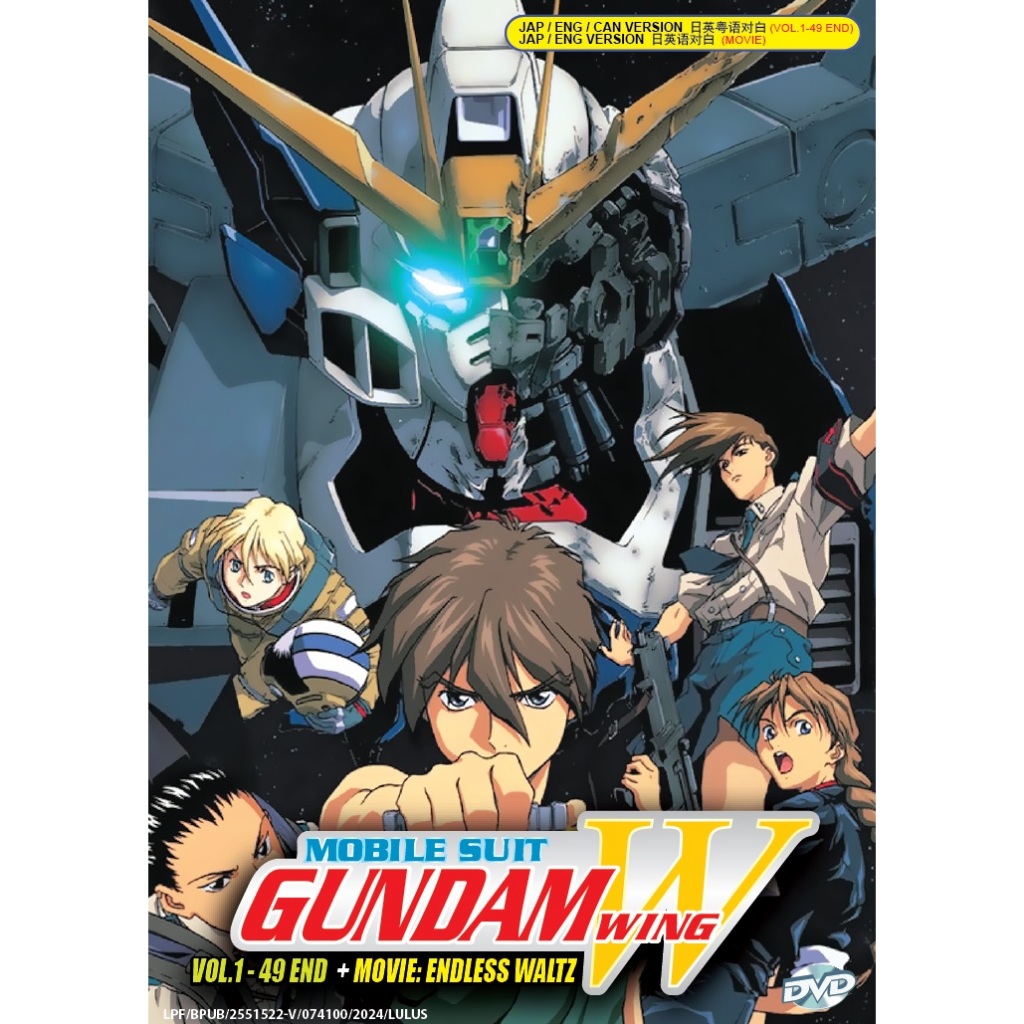 MOBILE SUIT GUNDAM WING VOL.1 - 49 END + MOVIE: ENDLESS WALTZ DVD ...