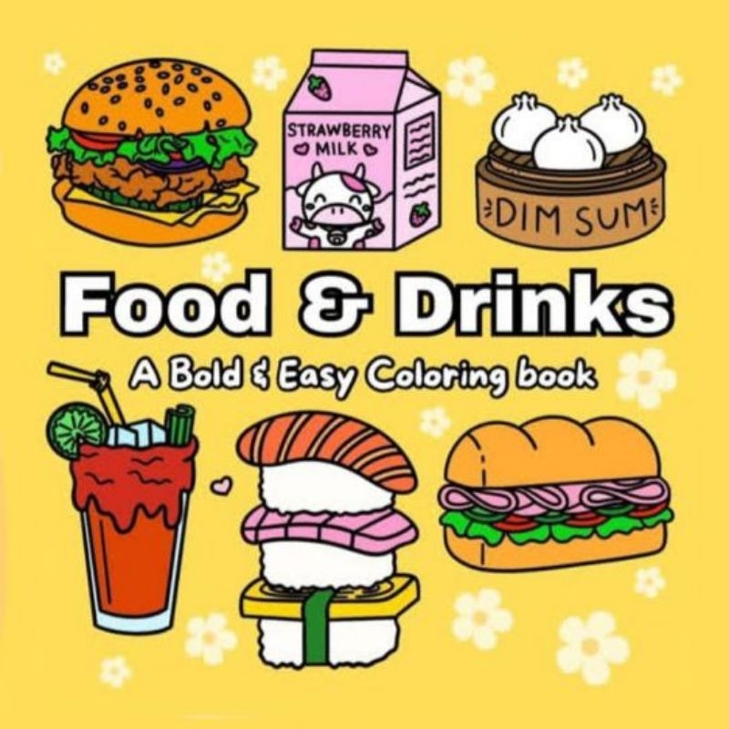 Food and Drinks Digital Coloring Page | Shopee Malaysia
