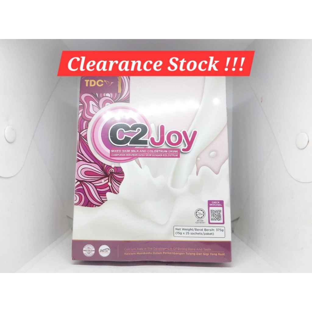 C2 JOY MIXED SKIM MILK AND COLOSTRUM DRINK (25 sachets) | Shopee Malaysia
