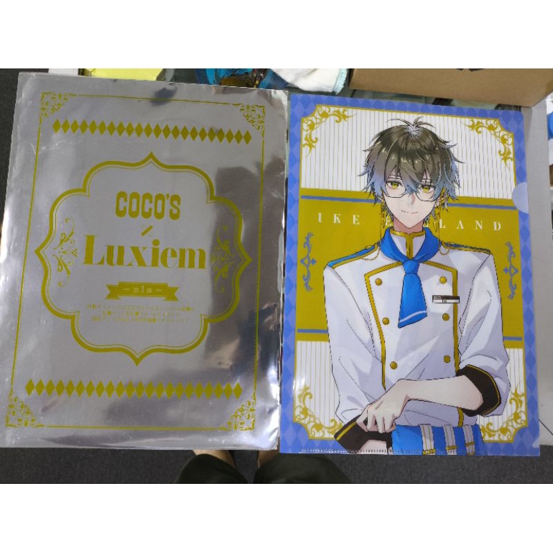 [Anime L-Shaped File] A4 size plastic file Nijisanji Original Clear ...