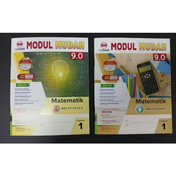 OMG Modul Mudah 9.0 Matematik Buku A & Buku B Tingkatan 1 Hingga ...