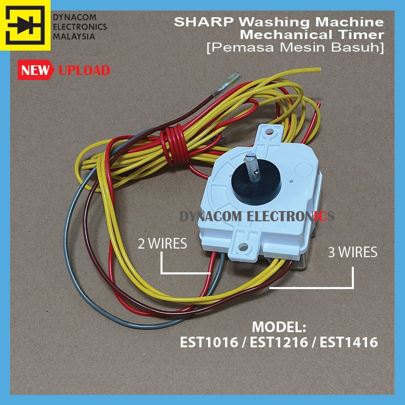 SHARP Washing Machine Mechanical Timer [Pemasa Mesin Basuh] MODEL ...