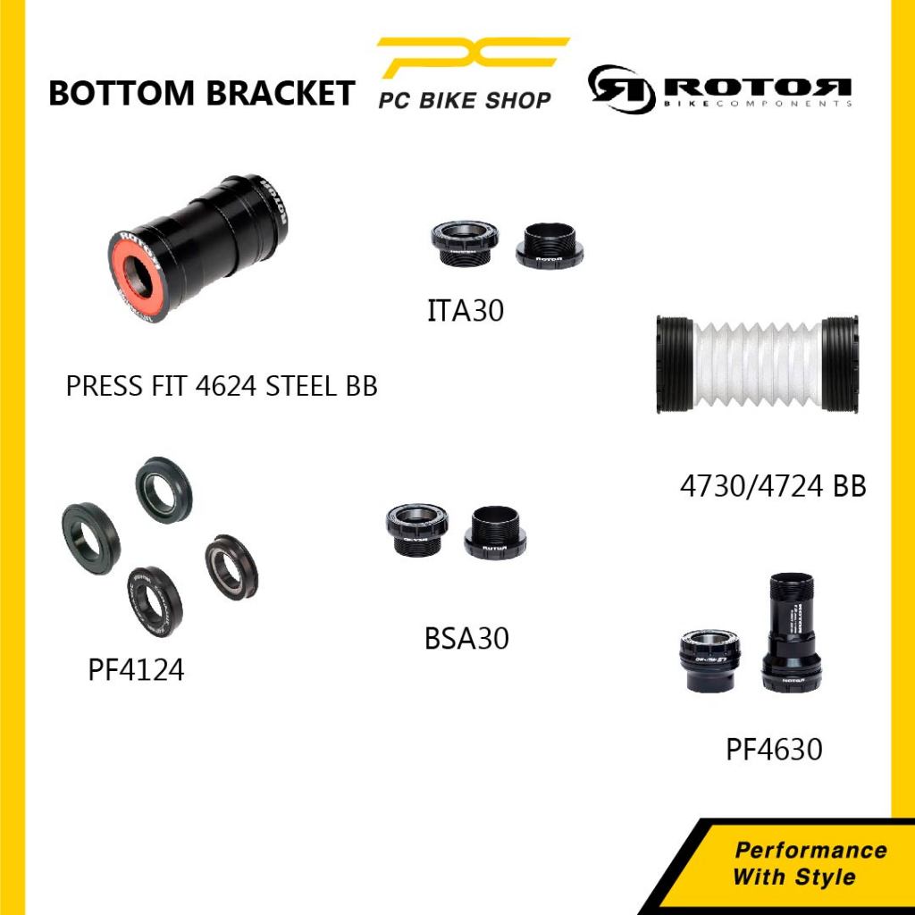 ROTOR BB Bottom Bracket PF4630/PF4124/T4724/ITA30/BSA30/PF4624/T4730 Shimano RB Road|Triathlo ...