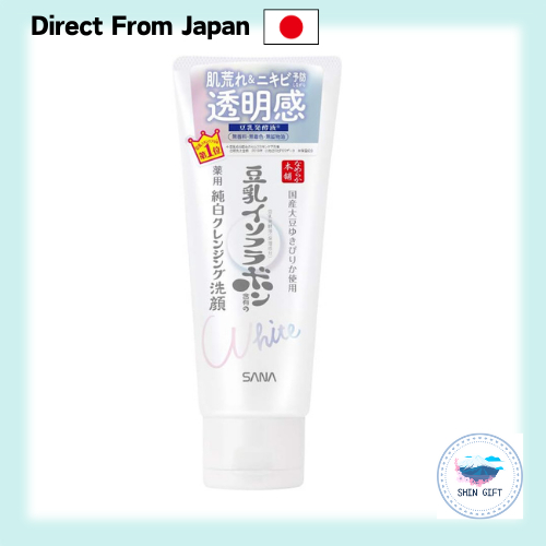 SANA Namerakahonpo Medicated Cleansing Wash N – Soybean Isoflavones, 150g direct from japan ...