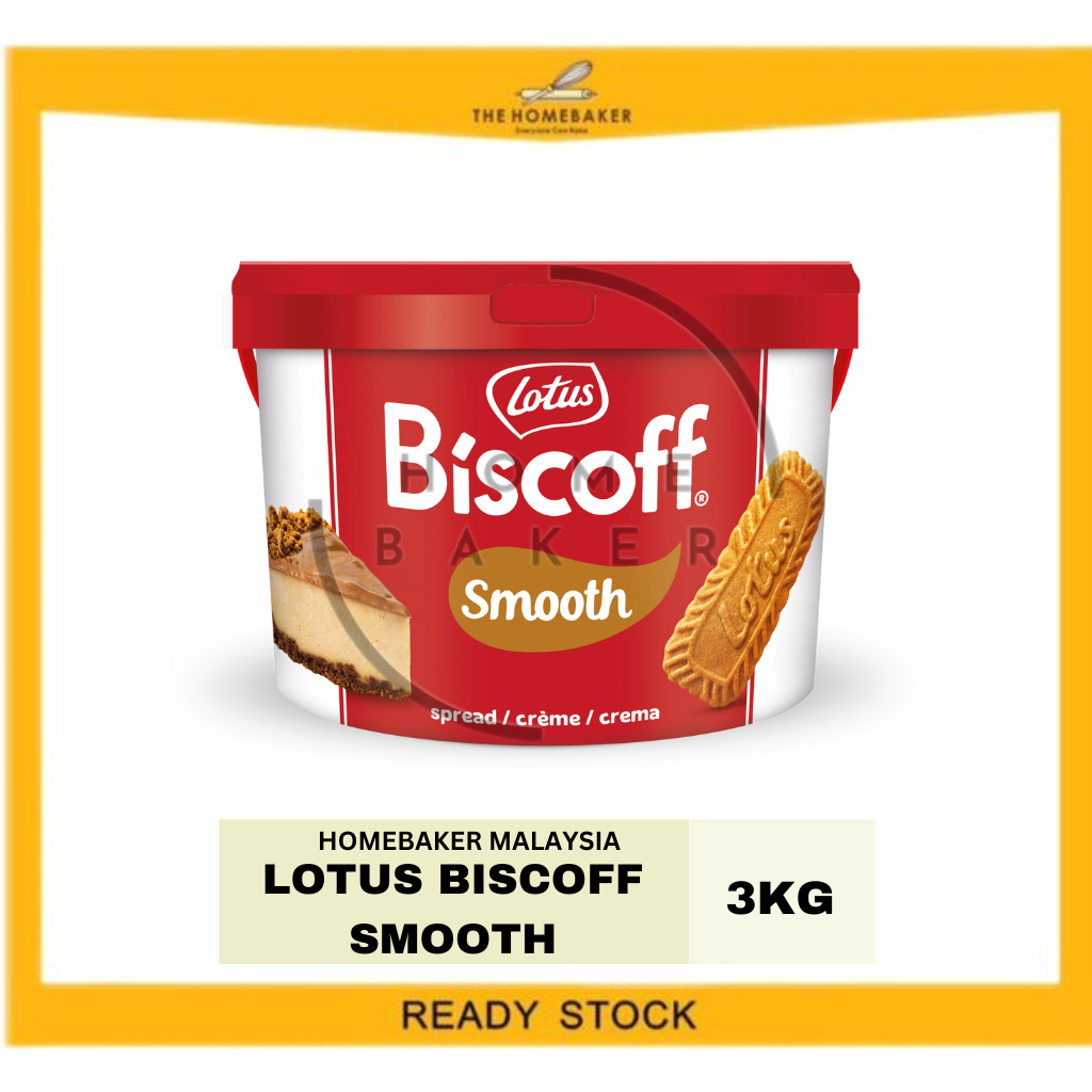 LOTUS BISCOFF SPREAD SMOOTH 3KG - HOME BAKER MALAYSIA | Shopee Malaysia