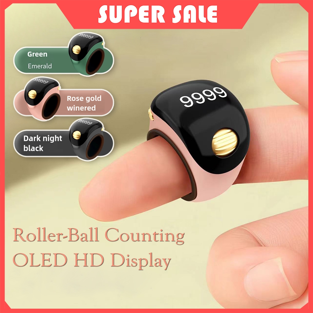 S8 Smart Digital Tasbih 7 Channels 33/100 Vibrate OLED Display ...