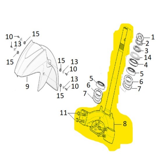 WMOTO CASIS PART -FORK T STEM COMP STEERING (20-01-2025) | Shopee Malaysia