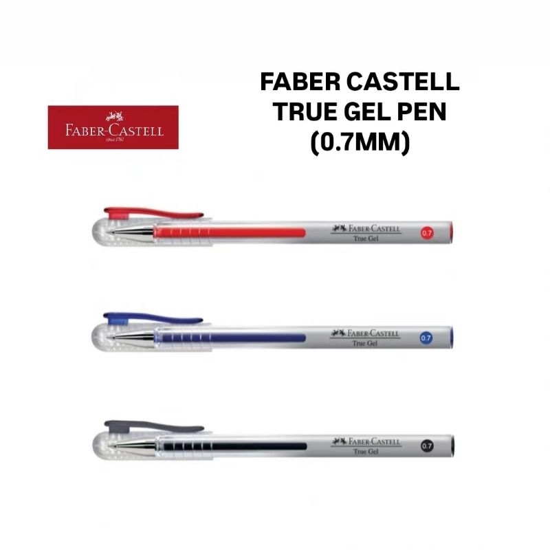 (1BOX) FABER CASTELL True Gel Pen [0.7MM] | 10'S | 水印中性笔 X 1BOX | Shopee Malaysia