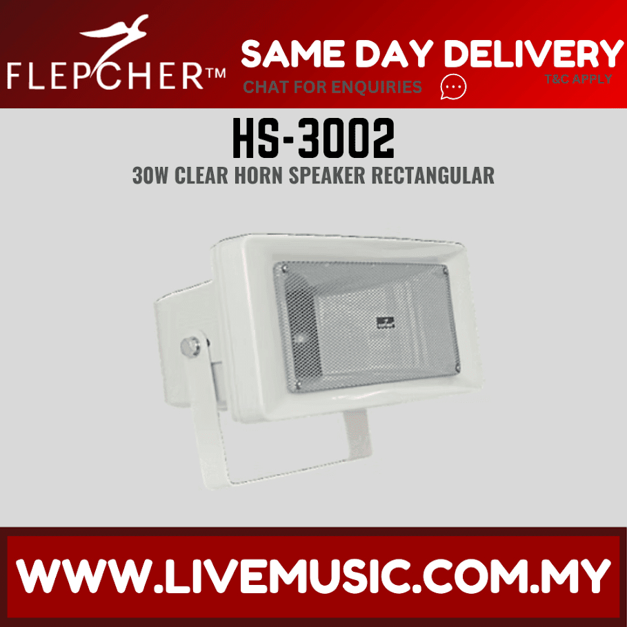 Flepcher HS-3002 Rectangular Horn Speaker ( HS3002 / HS 3002 ) | Shopee ...