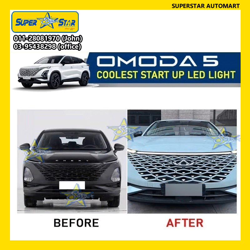 Cherry Omoda 5 Front Grill Running Light DRL LED (PLUG&PLAY) | Shopee ...