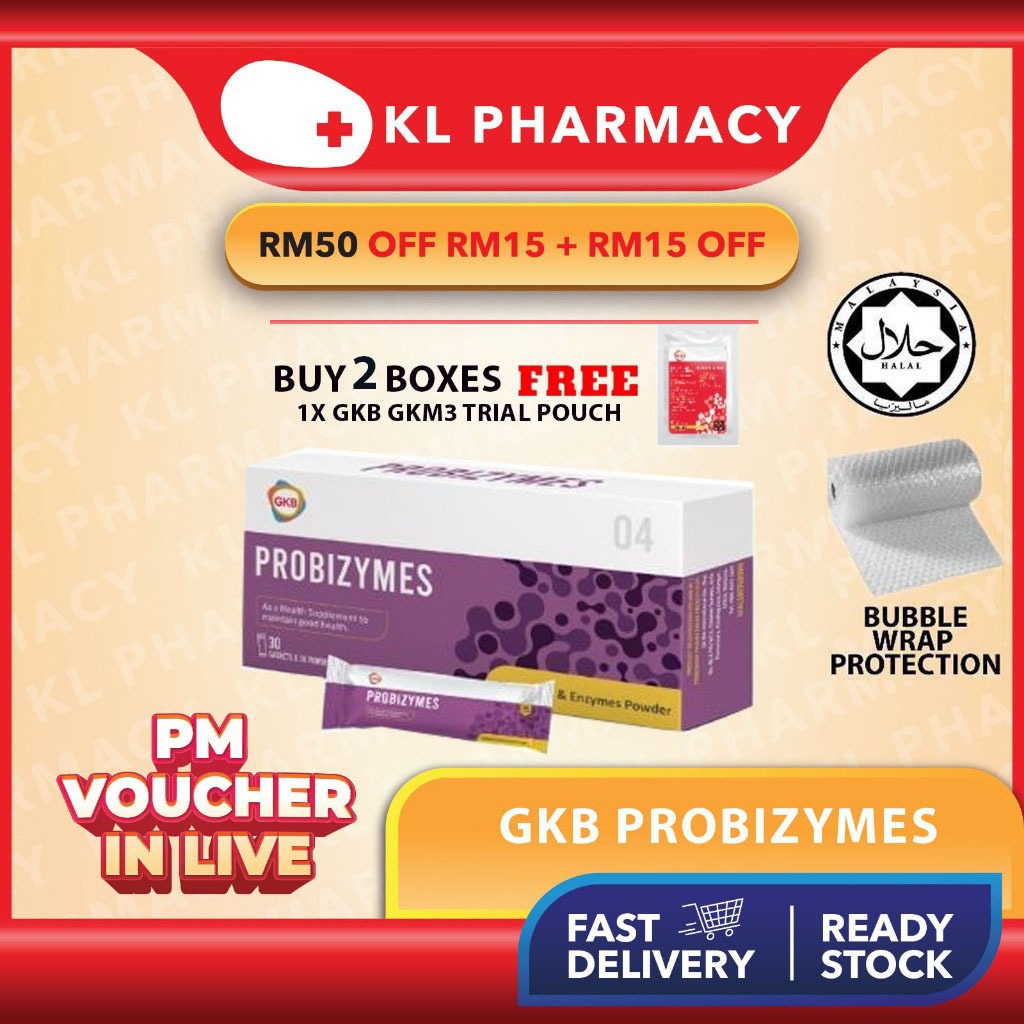 GKB Probizymes(Probiotic & Enzymes Powder) 30s | Shopee Malaysia