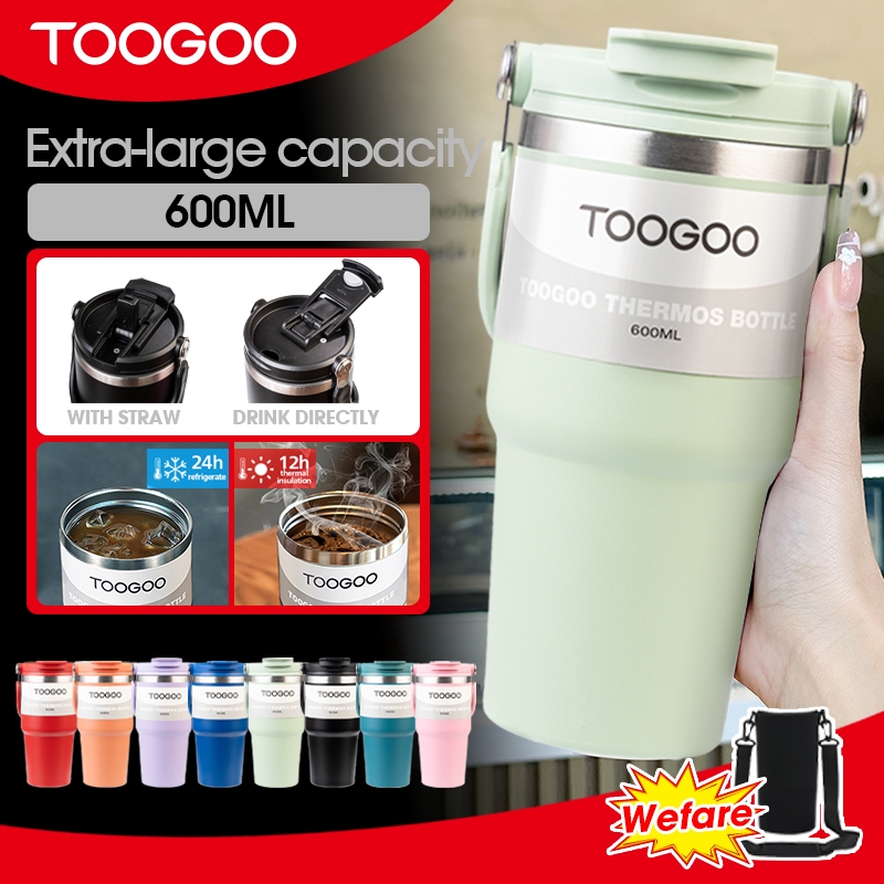 20oz 600ml 304 tumbler Stainless Steel Handheld Thermos Insulated Vacuum Tumbler Hot or Cold ...