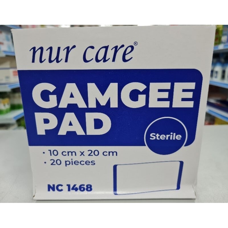 Full BOX NUR CARE GAMGEE PAD 10CM X 20CM 20'S | Shopee Malaysia