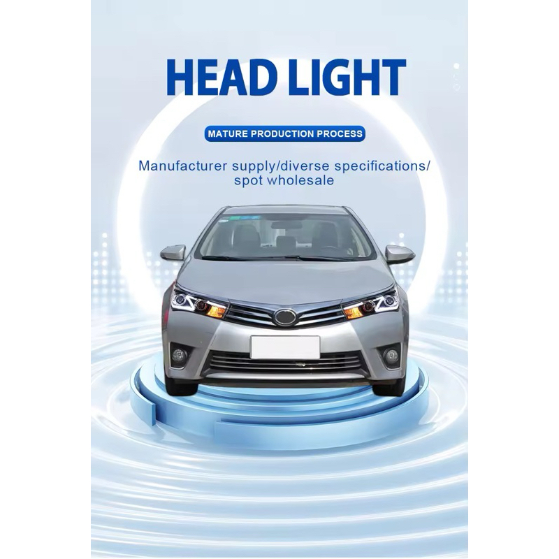Toyota altis 2014 2015 2016 led front projector headlamp headlight head ...