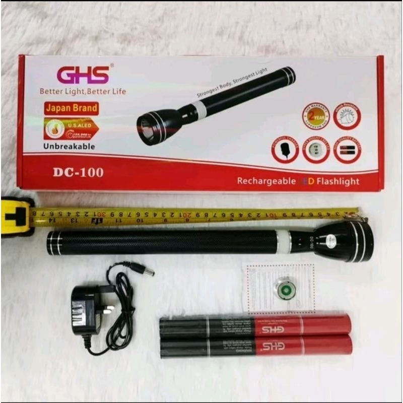 Rechargeable Torch GHS Japan - GHS ORIGNALJAPAN DC60 DC70 DC80 DC90 ...