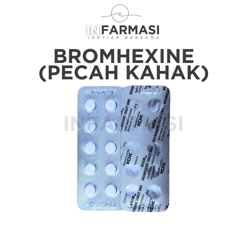 KCK Rexom Bromhexine 8mg Tablet 10’s (Strip) – Ubat Batuk Berkahak ...