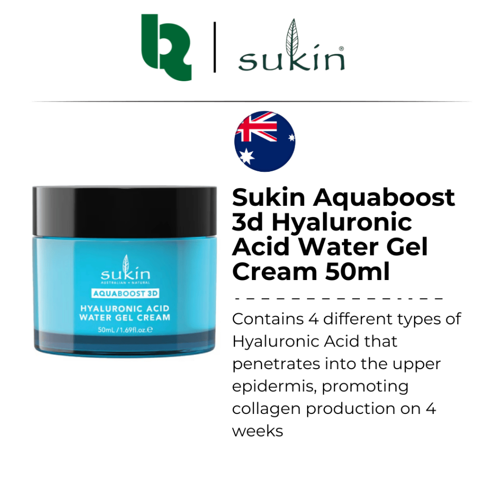 Sukin Aquaboost 3d Hyaluronic Acid Water Gel Cream 50ml | Shopee Malaysia