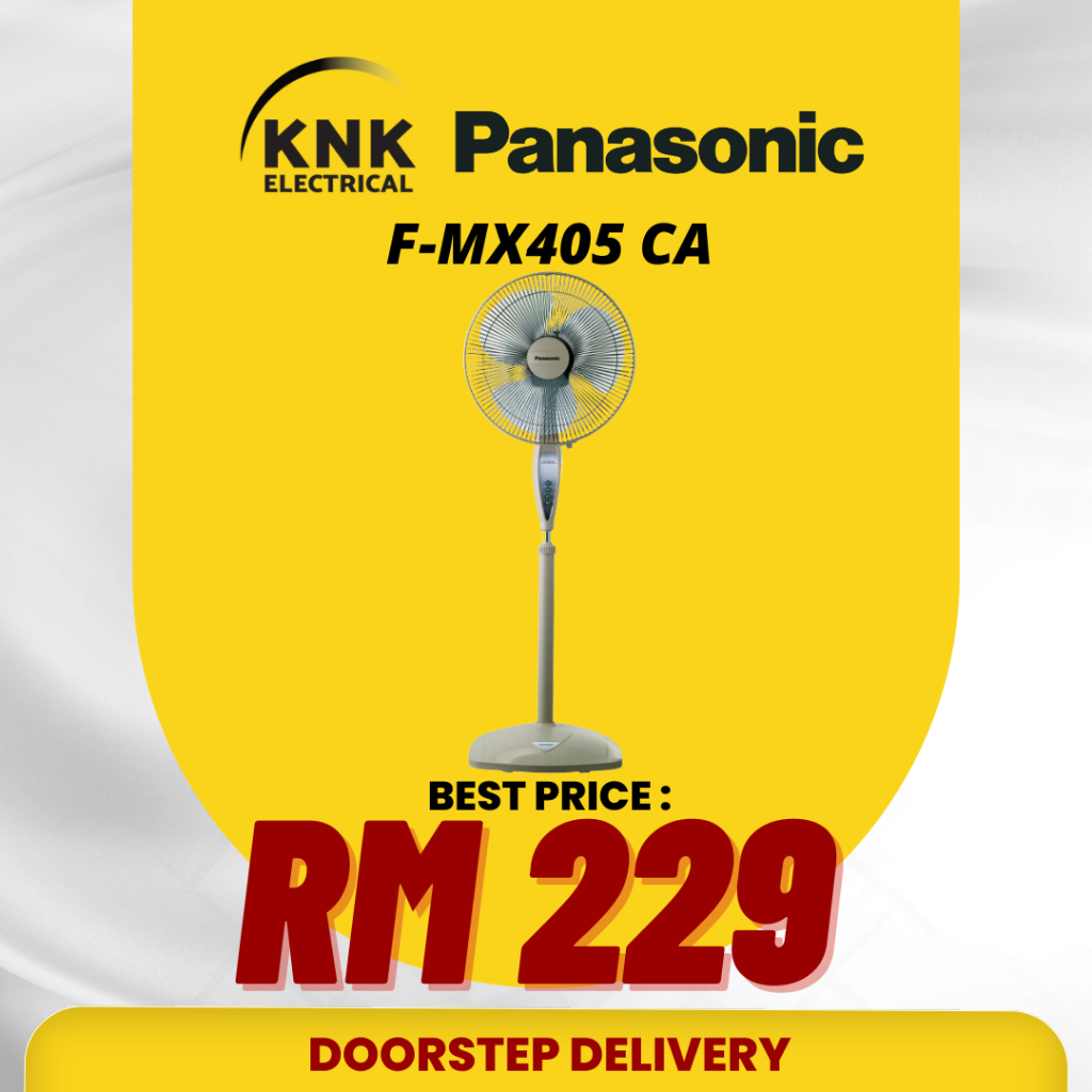 Panasonic Electric Fan Stand Fan 40cm (16") F-MX405-CA/BN/BC | Shopee ...