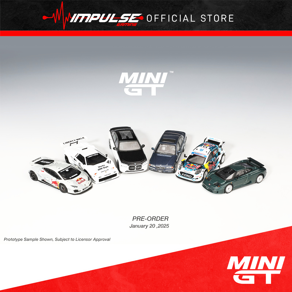 [PREORDER] MiniGT 1:64 Diecast Lambo Countach / Bugatti EB110 GT / BMW ...