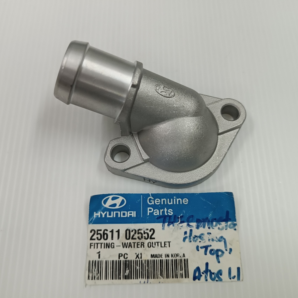 (1PCS HYUNDAI 25611-02552) (ORIGINAL) (Upper) THERMOSTAT HOUSING FOR ...