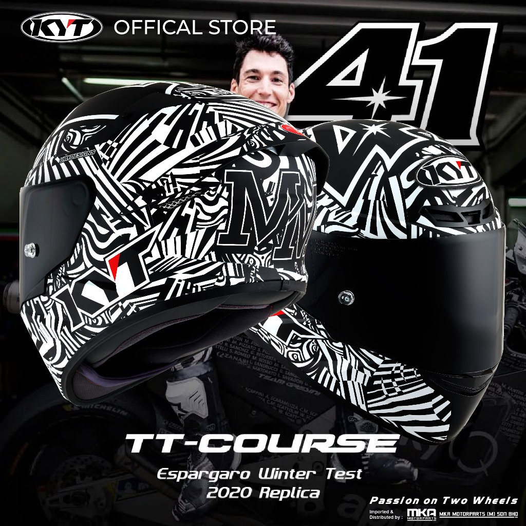 KYT HELMET TT COURSE ESPARGARO WINTER TEST 2020 REPLICA MATT | Shopee ...