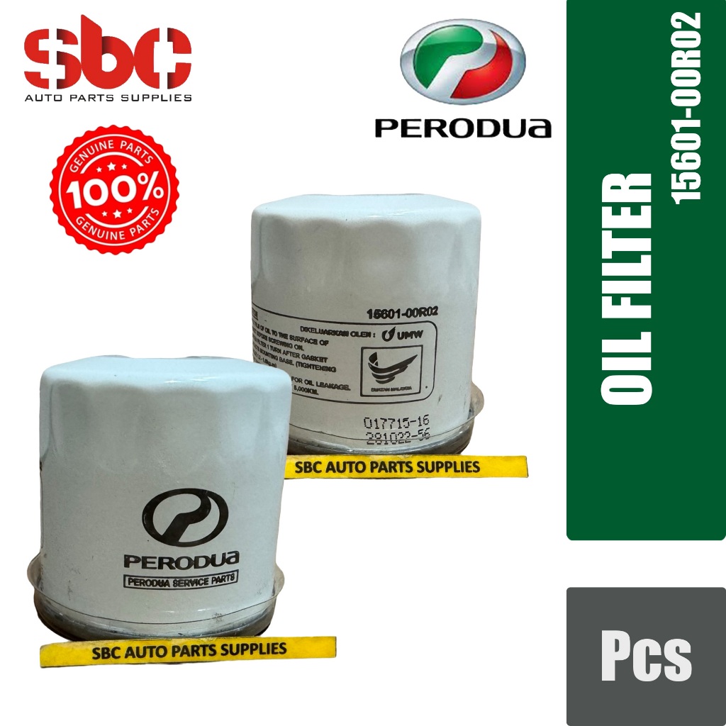 ORIGINAL PERODUA OIL FILTER FOR PERODUA AXIA / BEZZA (15601-00R02-000 ...