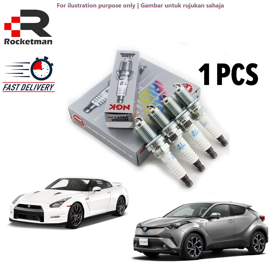 NGK LASER IRIDIUM SPARK PLUG (1PCS) NISSAN GTR 3.8 R35 TOYOTA CHR 1.2 ...