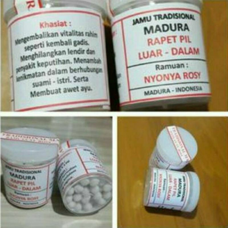 Rapet Pil Luar Dalam Ny Rosy Jamu Tradisional Madura | Shopee Malaysia
