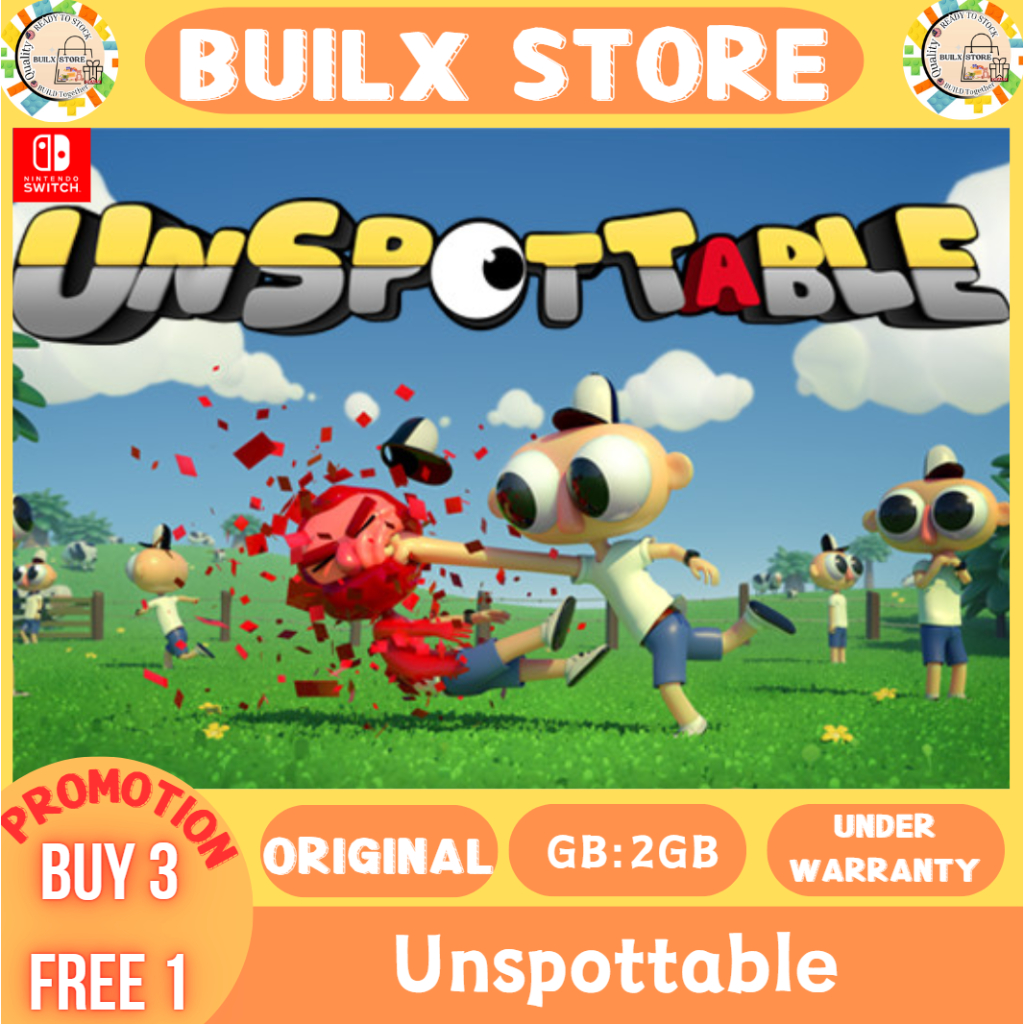Unspottable Nintendo Switch Digital Game ( BUY 3 FREE 1) | Shopee Malaysia