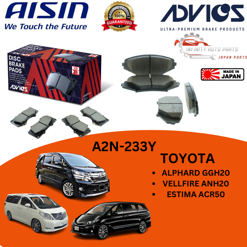 Aisin Advics Toyota Alphard Vellfire ANH20 GGH20 Estima ACR50 GSR50 ...