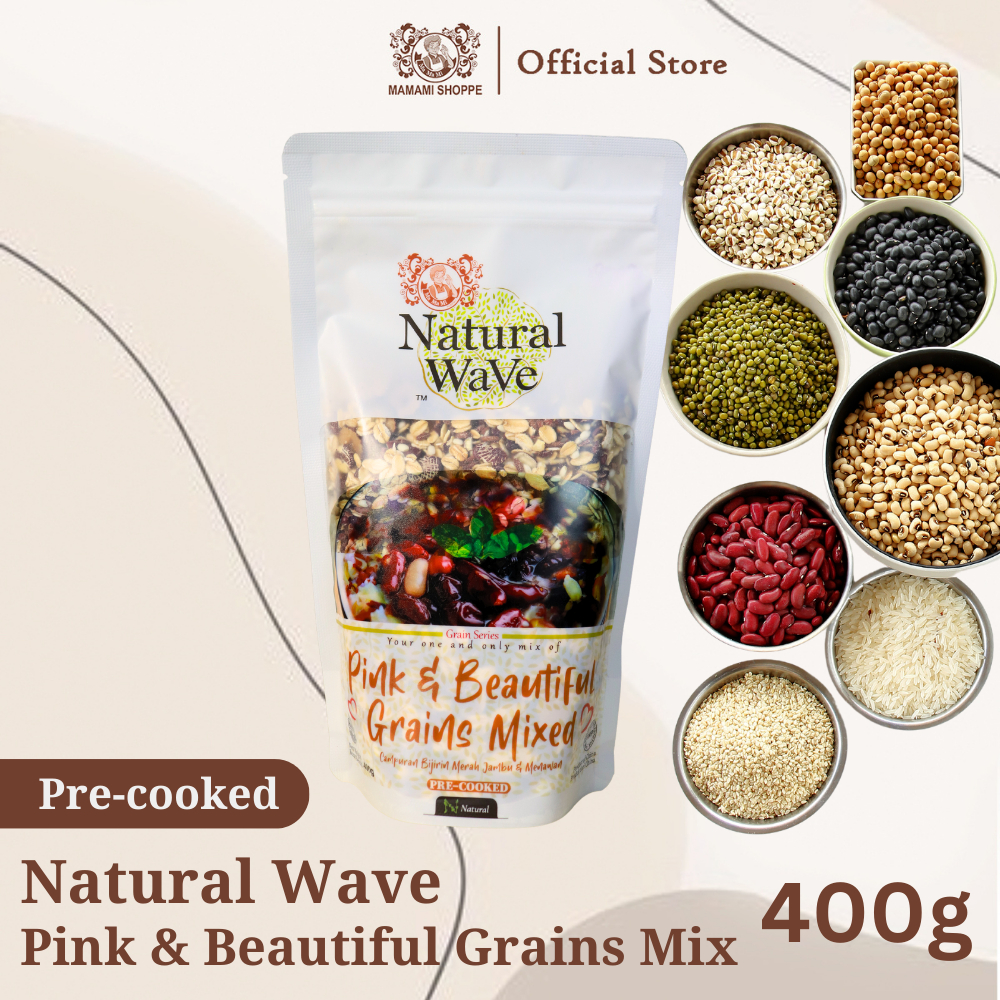 Natural Wave Pink & Beautiful Grains Mixed 400g | 4 Servings | Nutrient ...